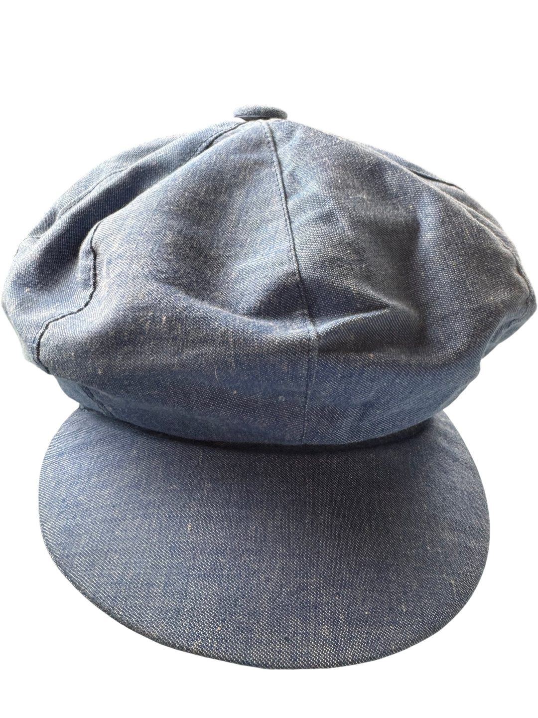 1970s Blue Denim Baker Boy Hat – Think Vintage