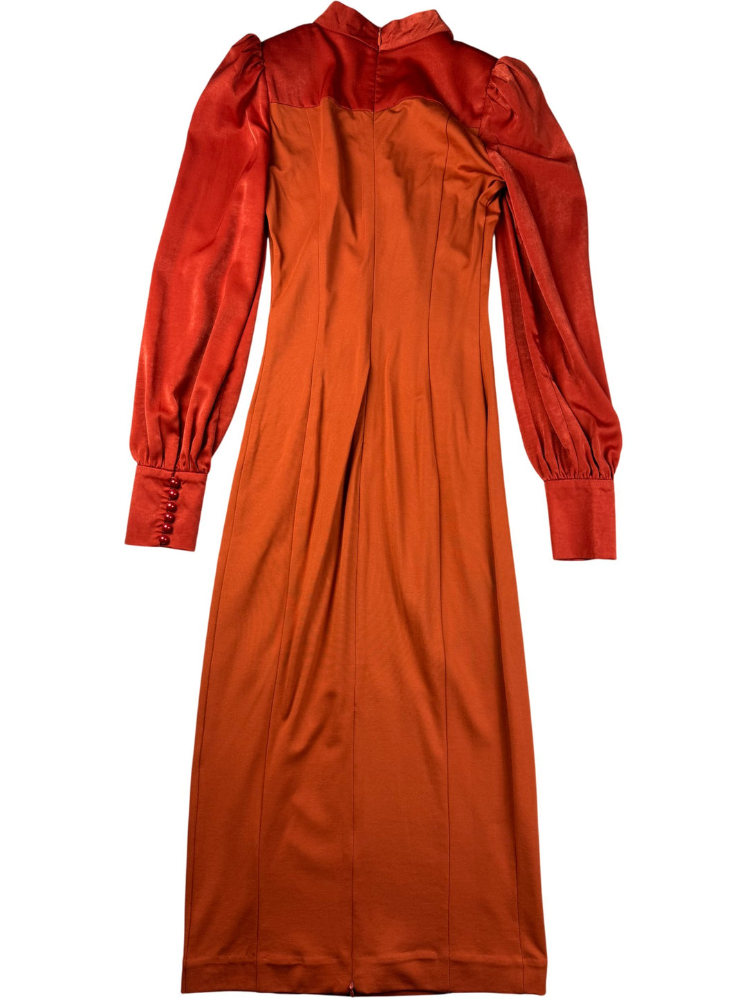 Isabel Garcia Orange Long Sleeve Dress - XS/S – Think Vintage ltd