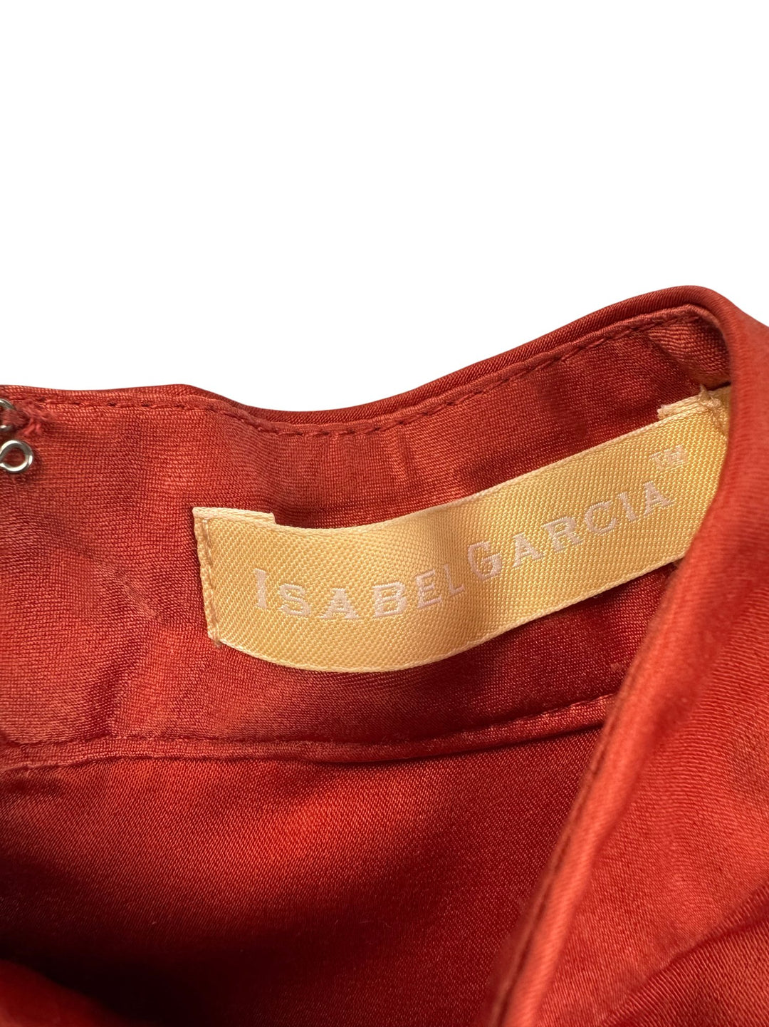 Isabel Garcia Orange Long Sleeve Dress - XS/S – Think Vintage ltd