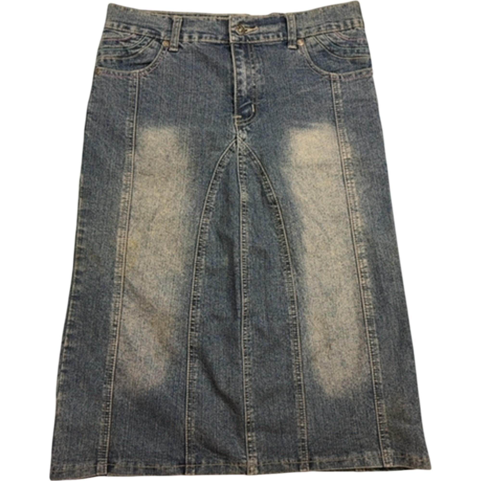 MG Jeans Denim Skirt - M – Think Vintage ltd