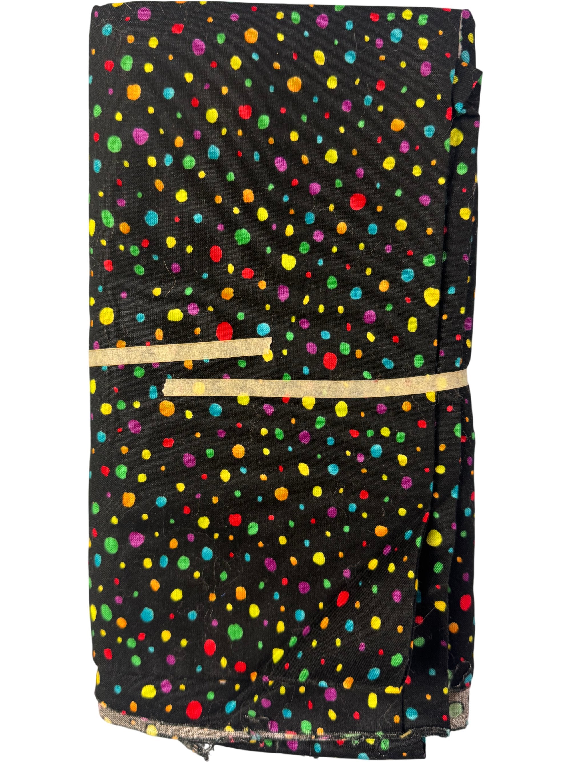 Multicoloured Polka Dot Fabric - 2m – Think Vintage Online Ltd