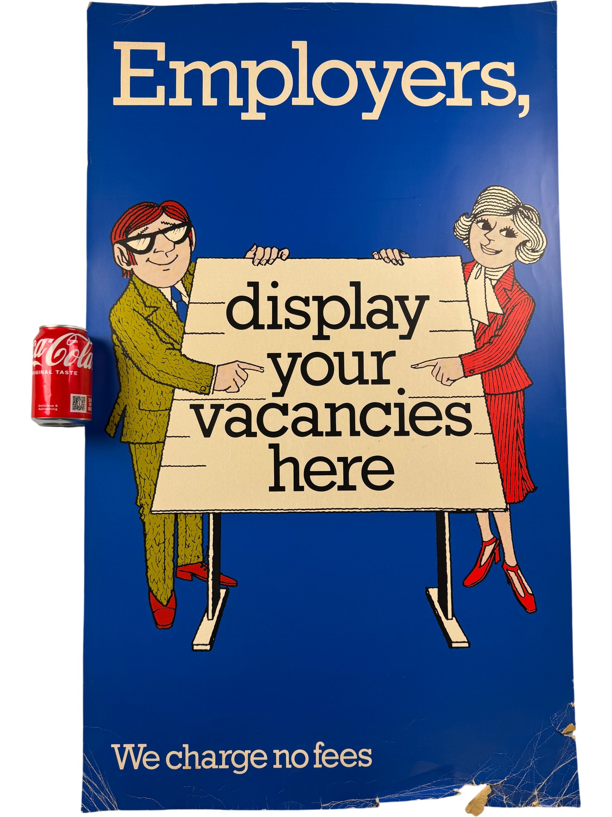 Vintage Employment Transfer Scheme Posters for New Job Opportunities ...