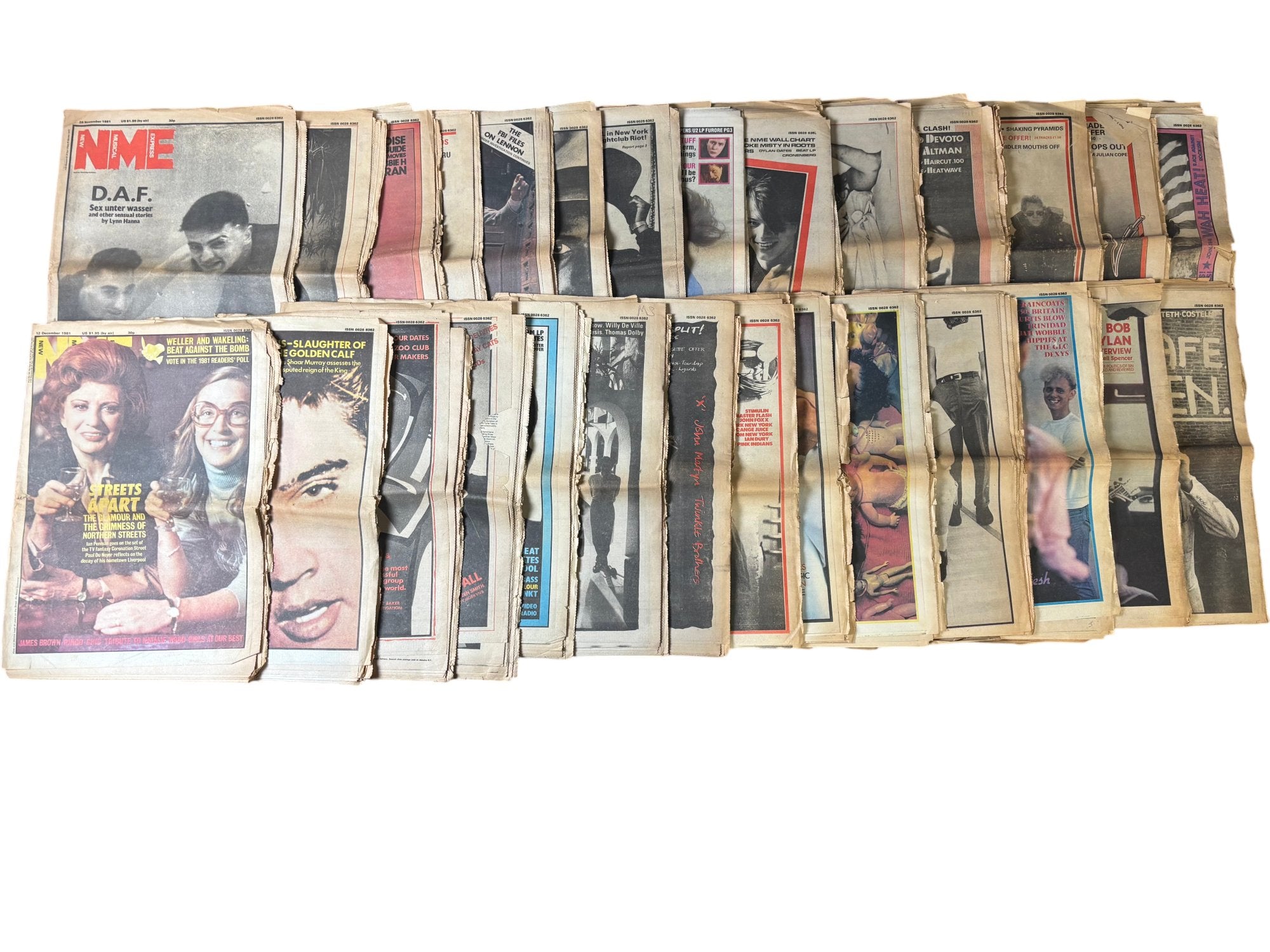 Vintage NME Magazine collection 1981 (28/52 pieces) – Think Vintage