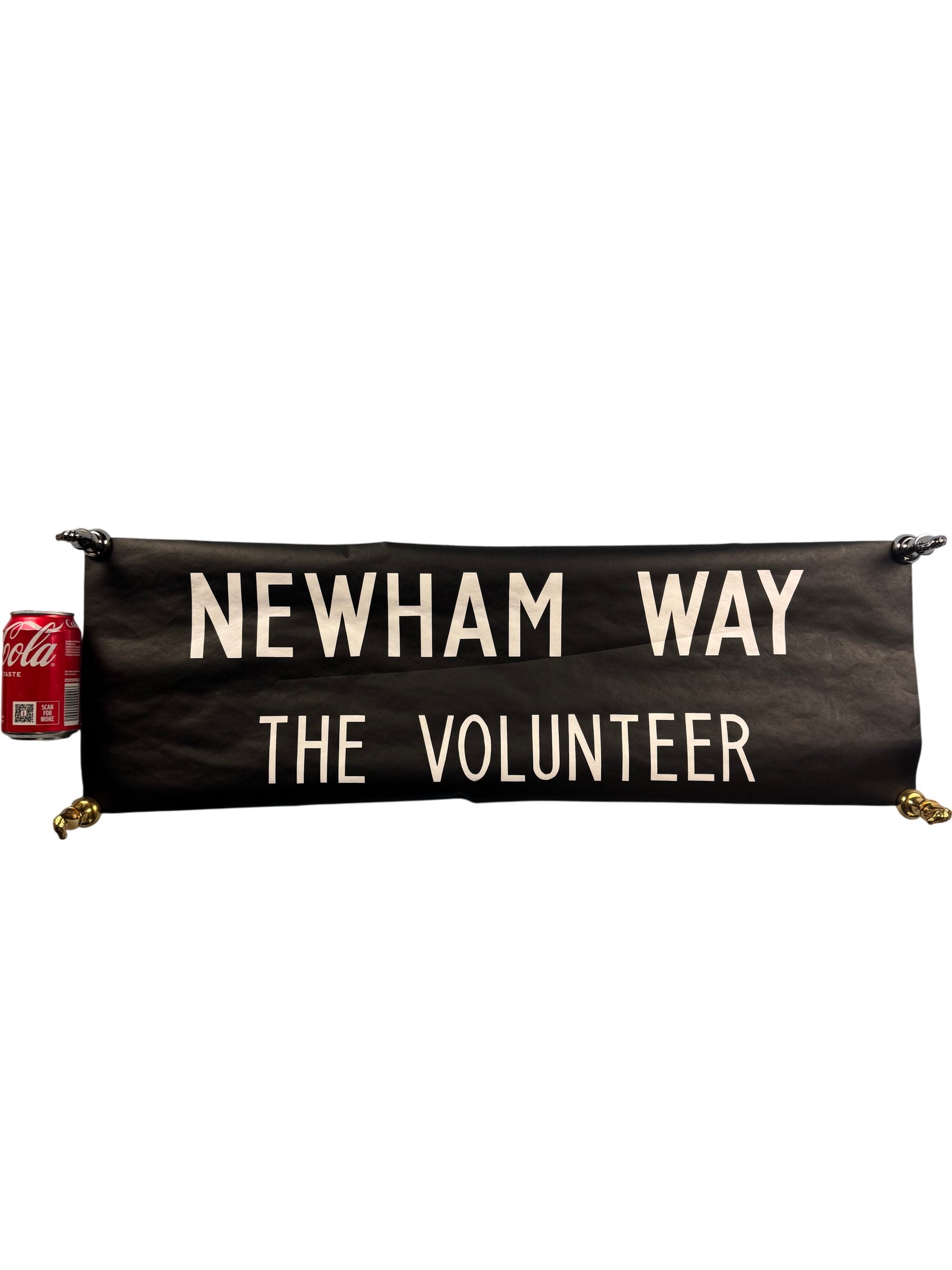 Vintage "Newham Way" Bus Destination Roll 'Section' – Think Vintage ltd