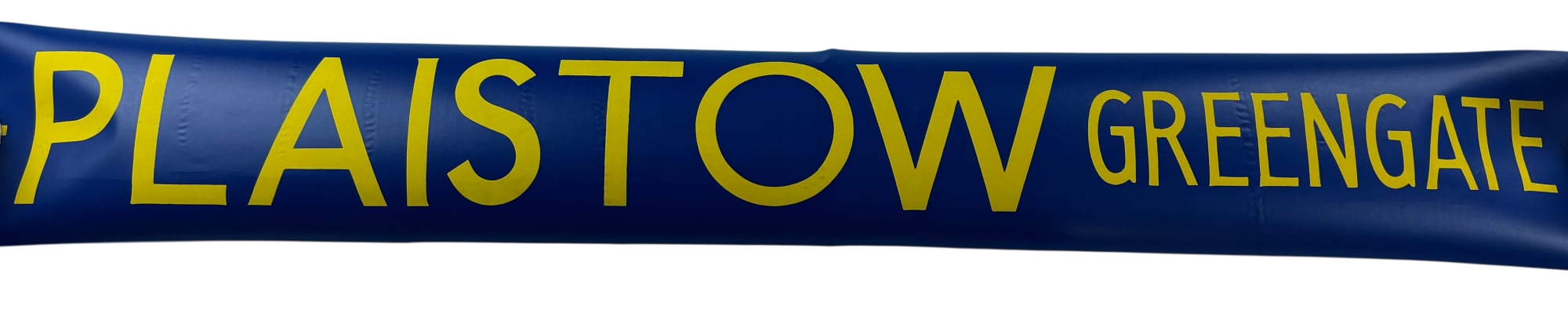 Vintage "Plaistow Greengate" Bus Destination Roll 'Section' (L) – Think ...