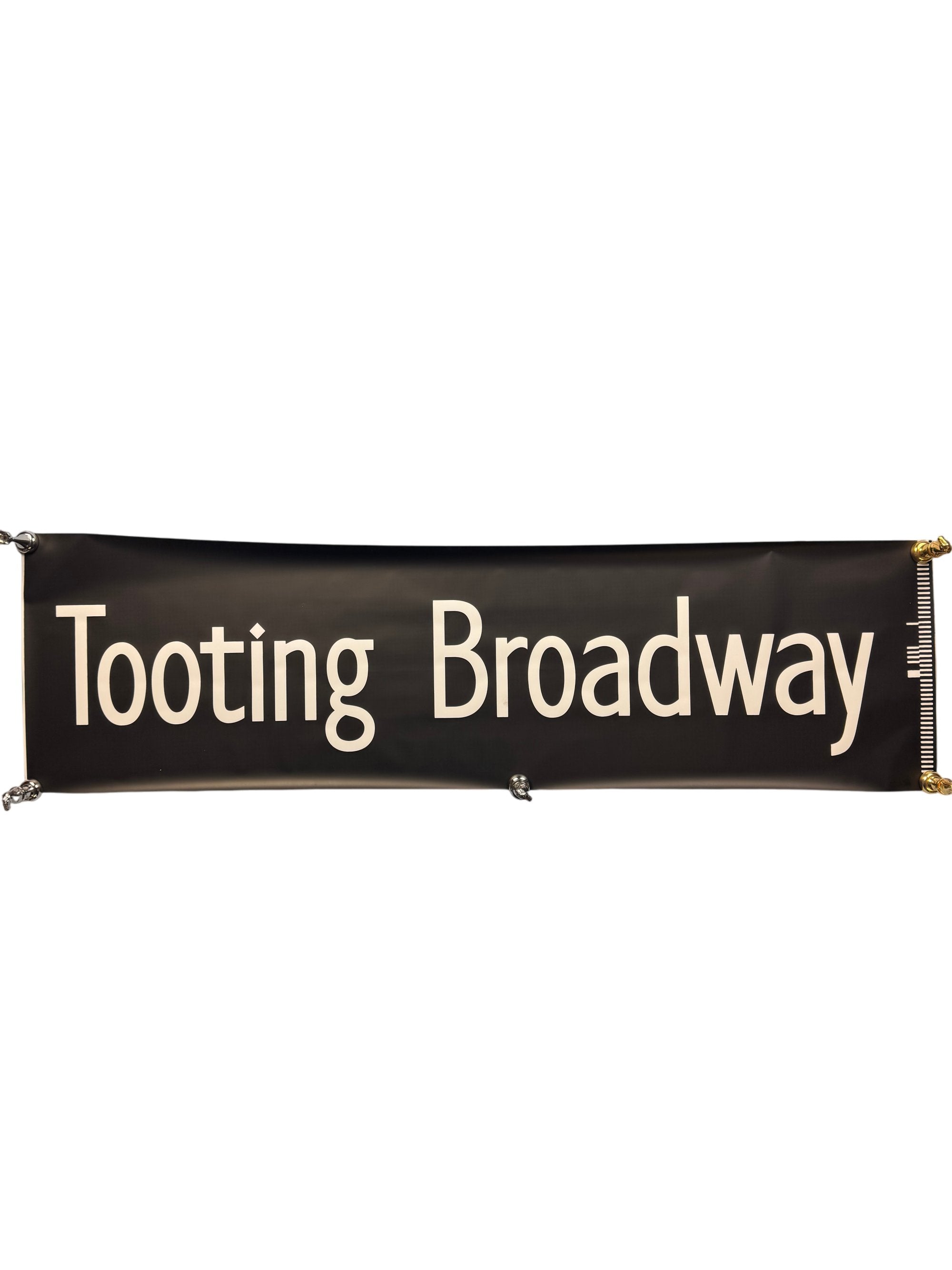 Vintage 'Tooting Broadway' Bus Destination Roll Section – Think Vintage ltd